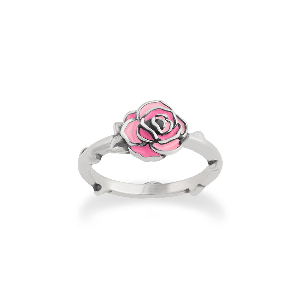 Enamel Consuela Pink Rose Ring