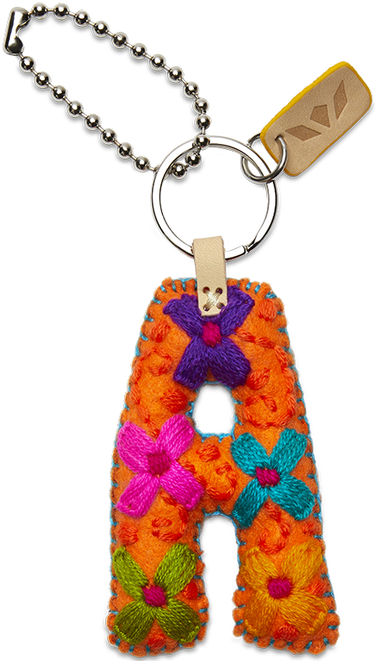 Orange Felt Alphabet Charms – Consuela