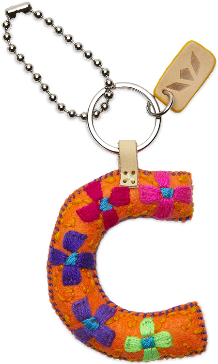 Orange Felt Alphabet Charms – Consuela