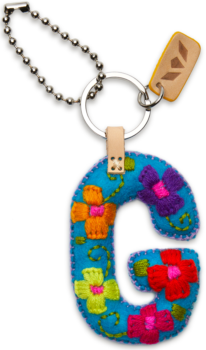 Turquoise Felt Alphabet Charms – Consuela