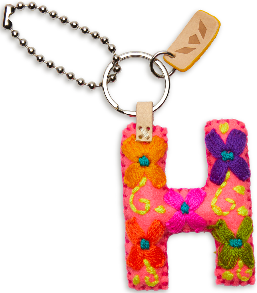 Pink Felt Alphabet Charms – Consuela