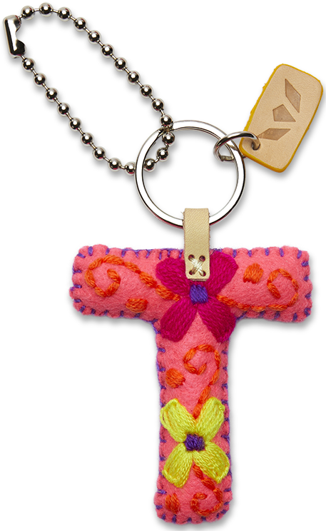 Pink Felt Alphabet Charms – Consuela