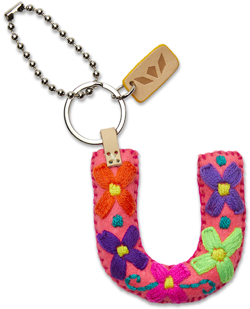 Pink Felt Alphabet Charms – Consuela