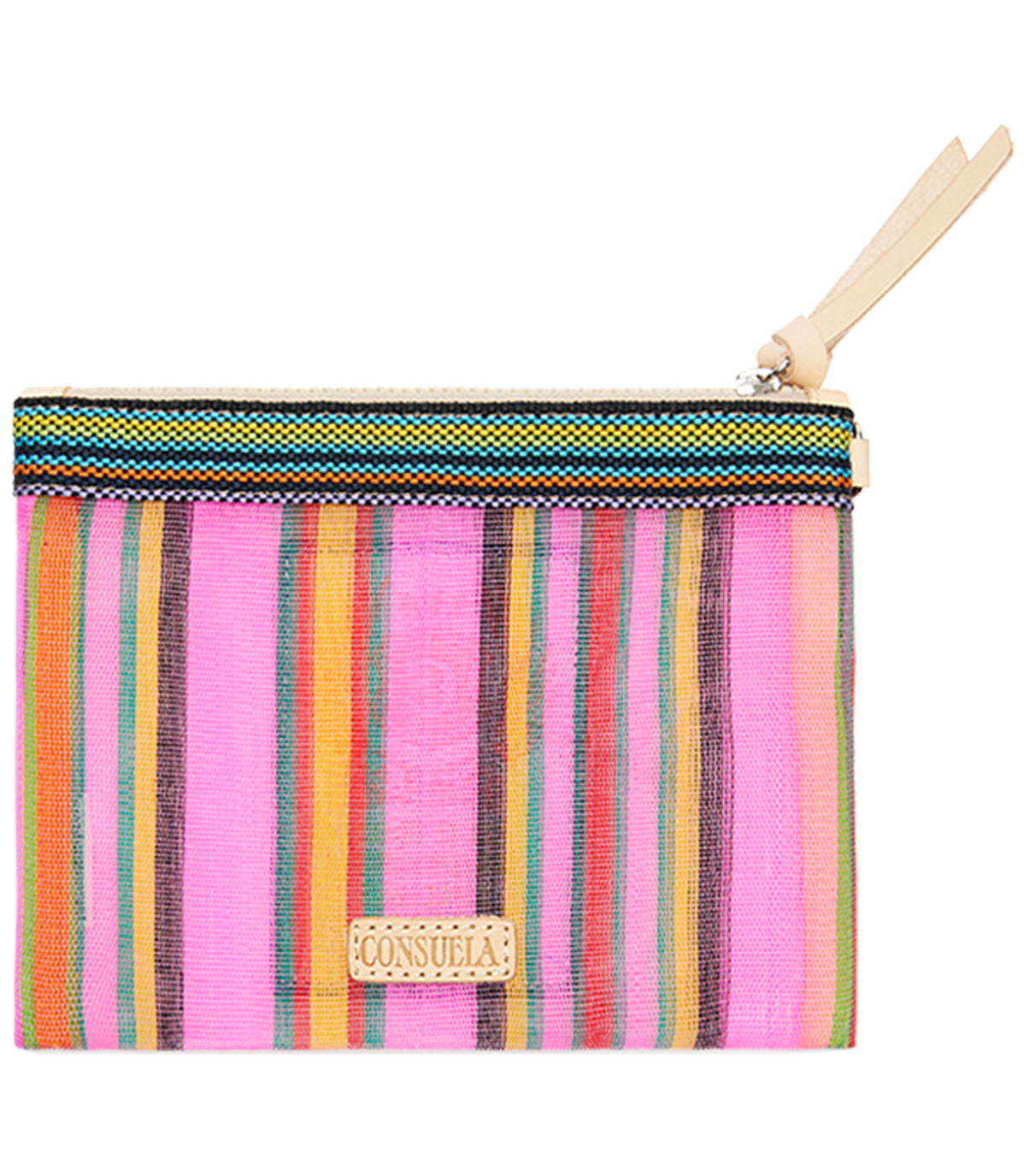 Lizzie Patch Mini Slim Zip Pouch – Consuela